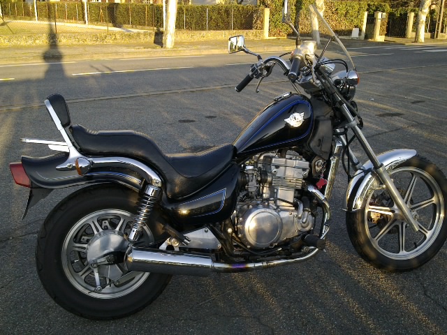 500 EN - Ma nouvelle "pétrolette" kawa 500 EN